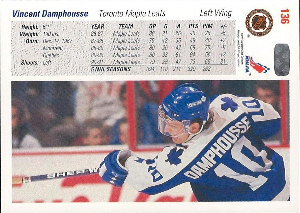 Remembering Vincent Damphousse’s Time with the Maple Leafs